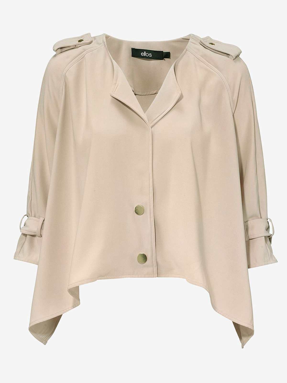 Ellos - - Ellos BEIGE Waterfall Blazer Mac Jacket - Size 8/10 to 24/26 ...