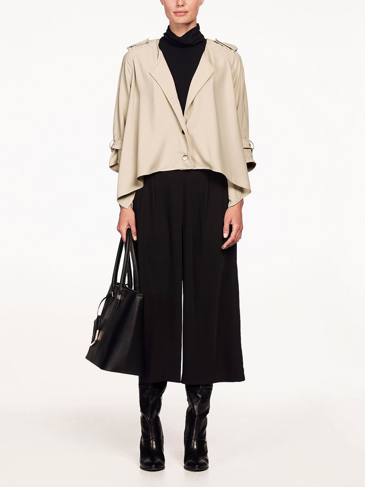 Ellos - - Ellos BEIGE Waterfall Blazer Mac Jacket - Size 8/10 to 24/26 ...