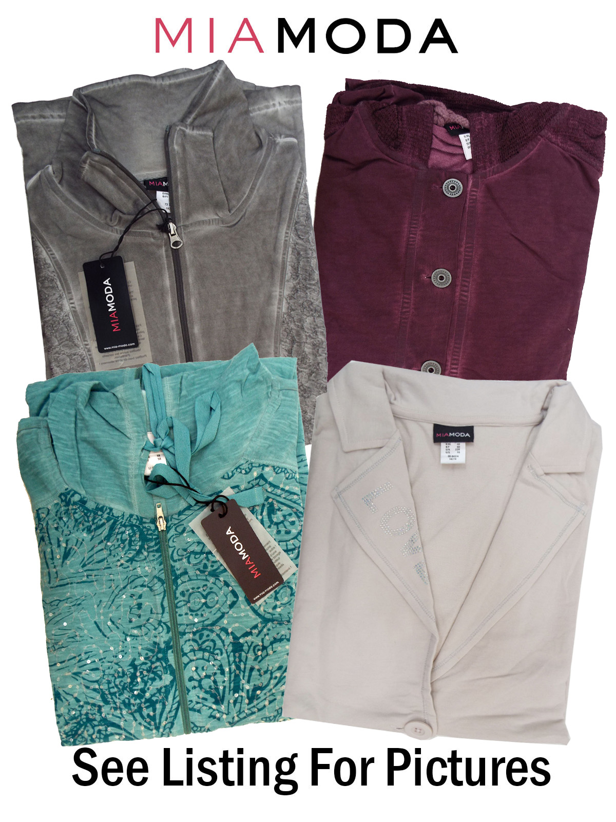 Wholesale Knitwear by Mia Moda - - Mia Moda ASSORTED Jackets - Plus ...