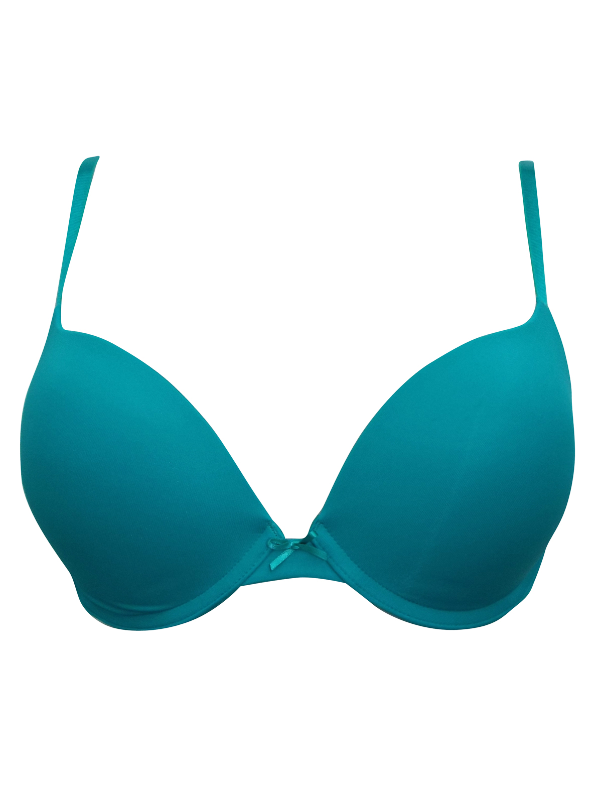 Marks and Spencer - - M&5 GREEN Underwired Padded Push-Up T-Shirt Bra - Size 34 to 36 (A-B-C)
