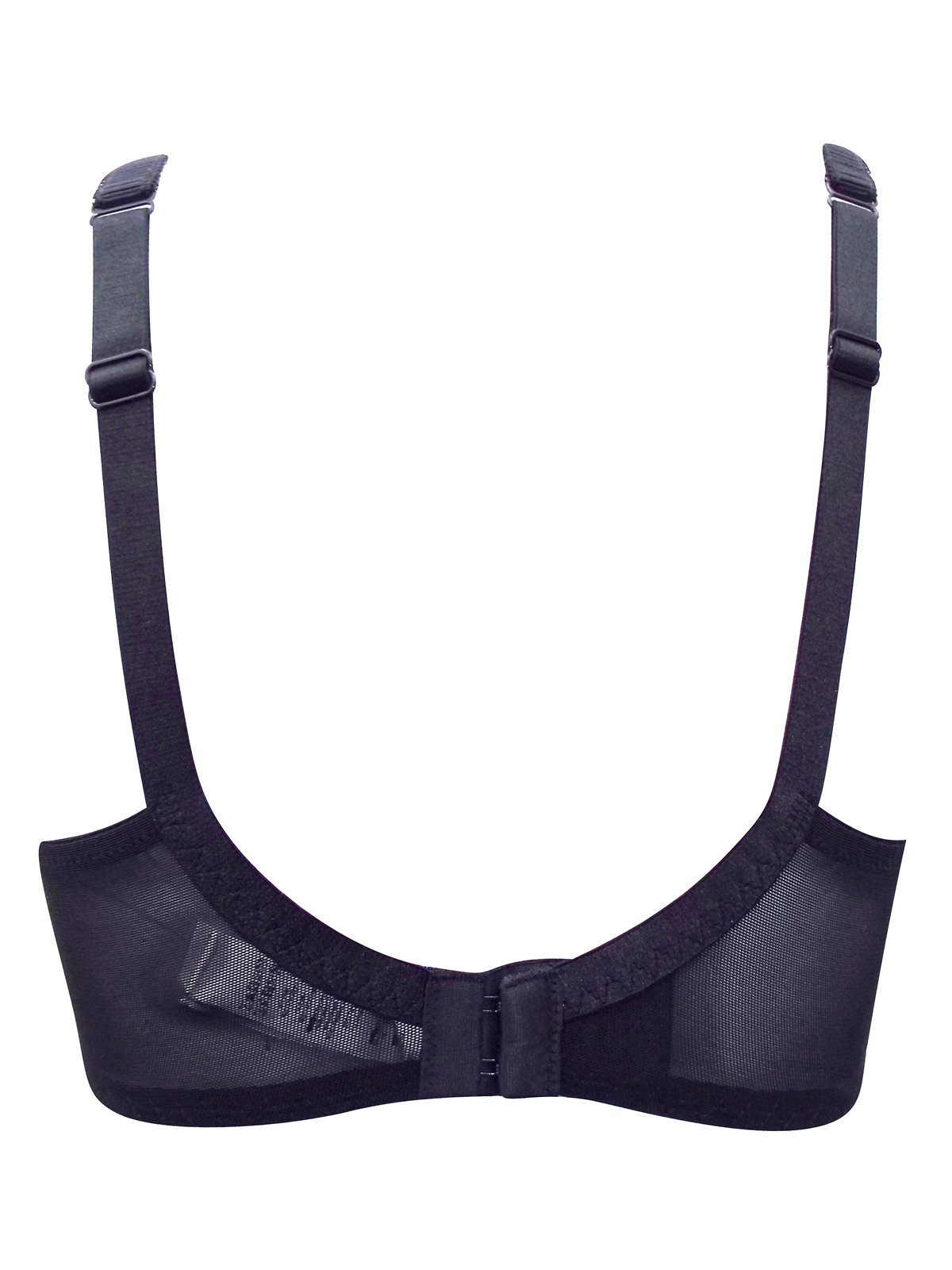 F&F - - F&F BLACK Floral Print Wired Full Cup Bra - Size 34 to 40 (DD-E ...