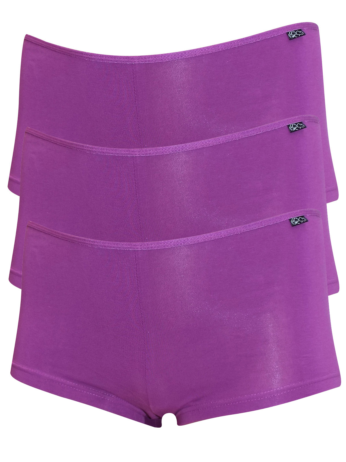 BPC Selection - - BPC MAGENTA 3-Pack Cotton Rich Low Rise Shorts - Size ...