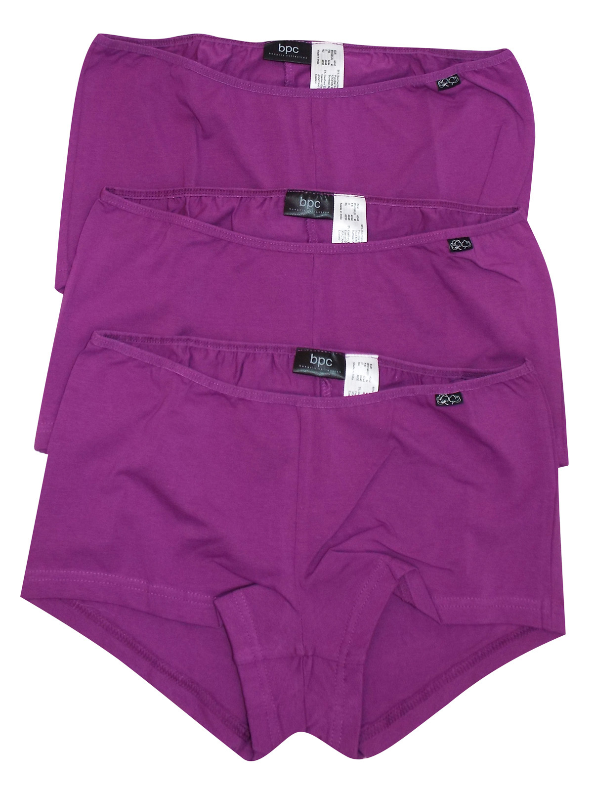 BPC Selection - - BPC MAGENTA 3-Pack Cotton Rich Low Rise Shorts - Size ...