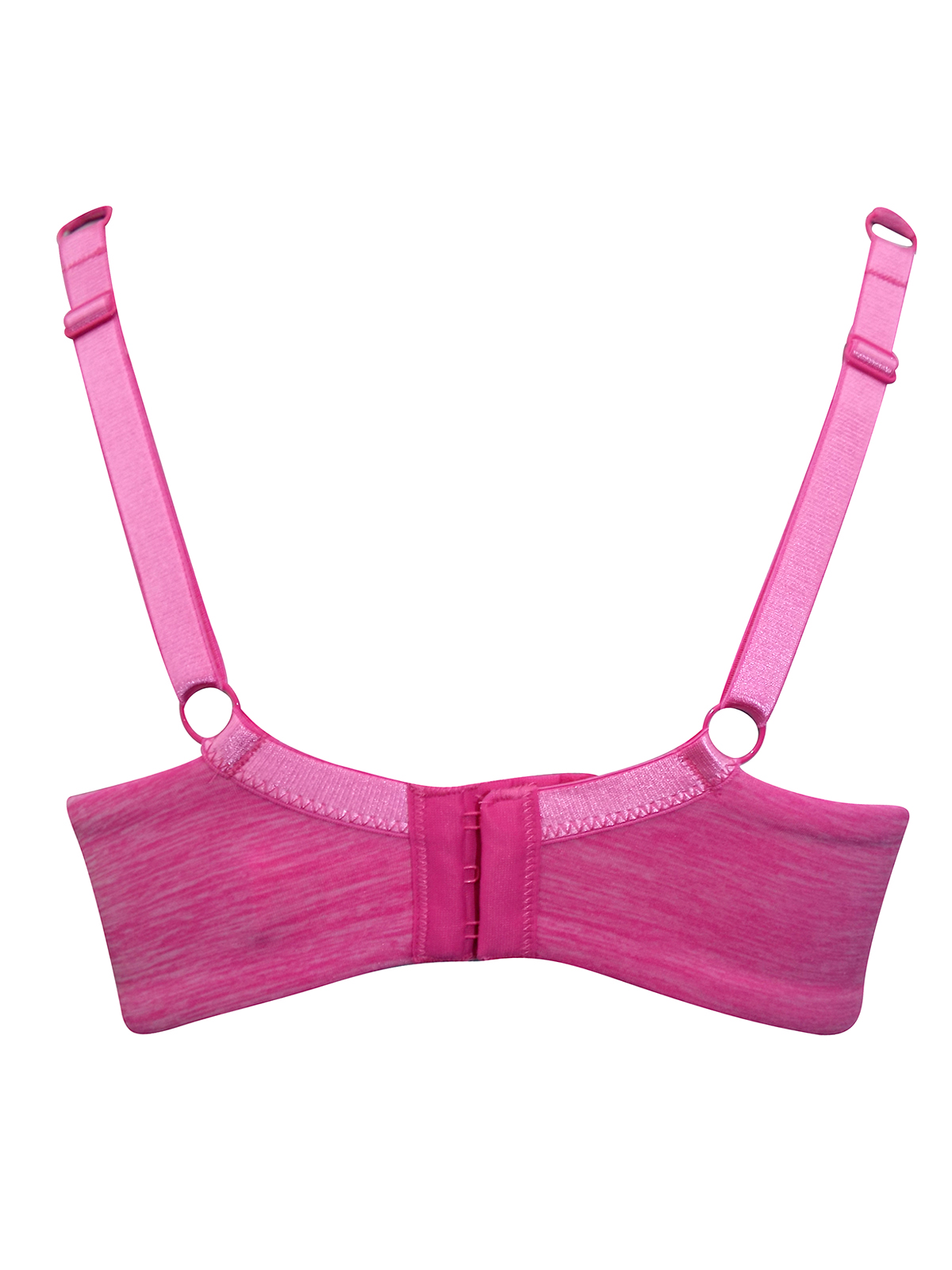 Ellos - - Ellos PINK-MARL Space Dye Padded Plunge Bra - Size 32 to 34 ...