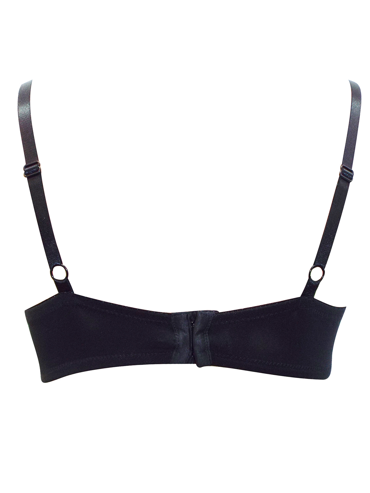 Smart & Sexy - - Smart & Sexy BLACK Lace & Satin Wired Bra - Size 42 (D ...