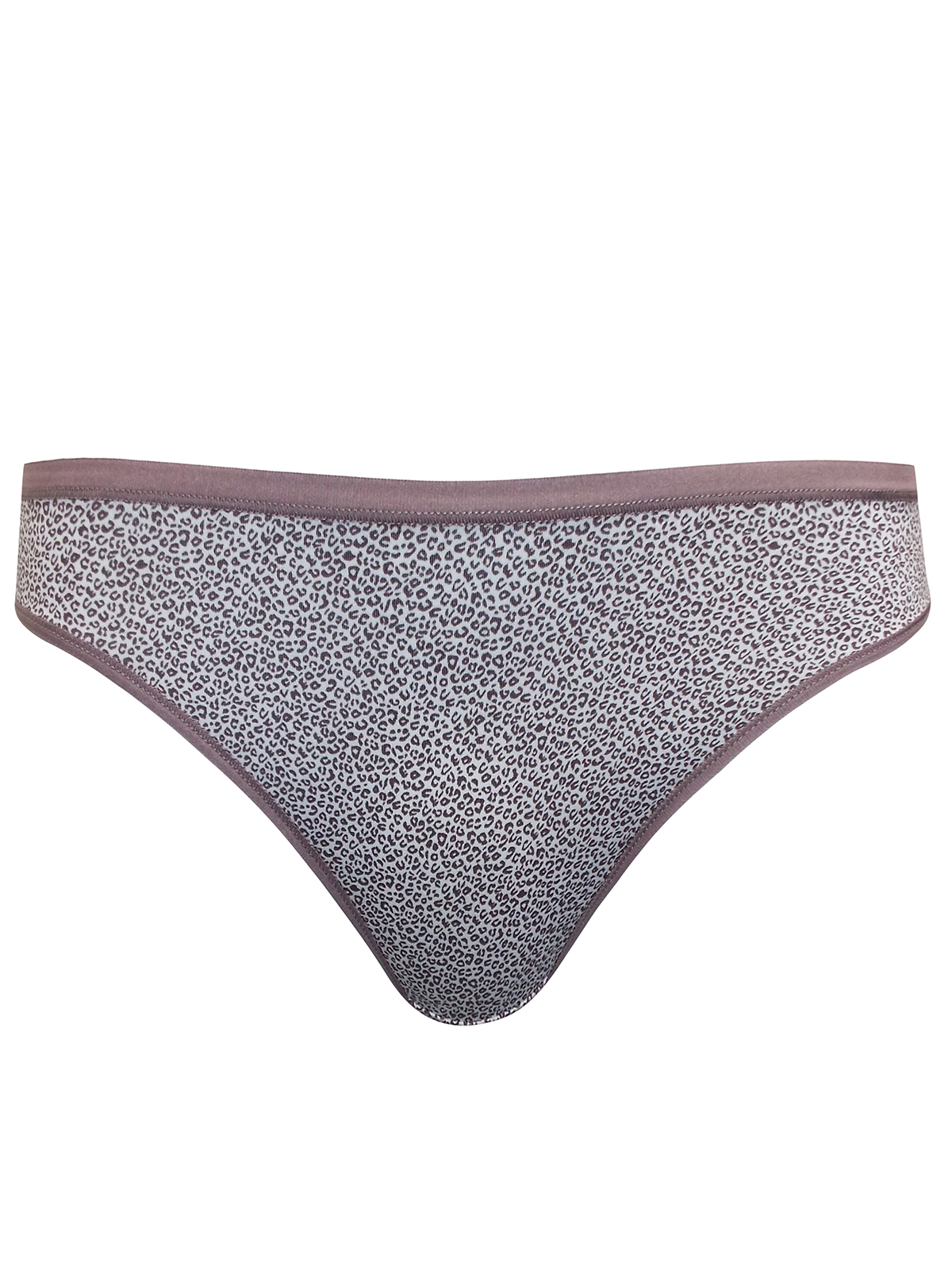 F&F - - F&F PRALINE Cotton Rich Animal Print High Leg Knickers - Size 8 ...