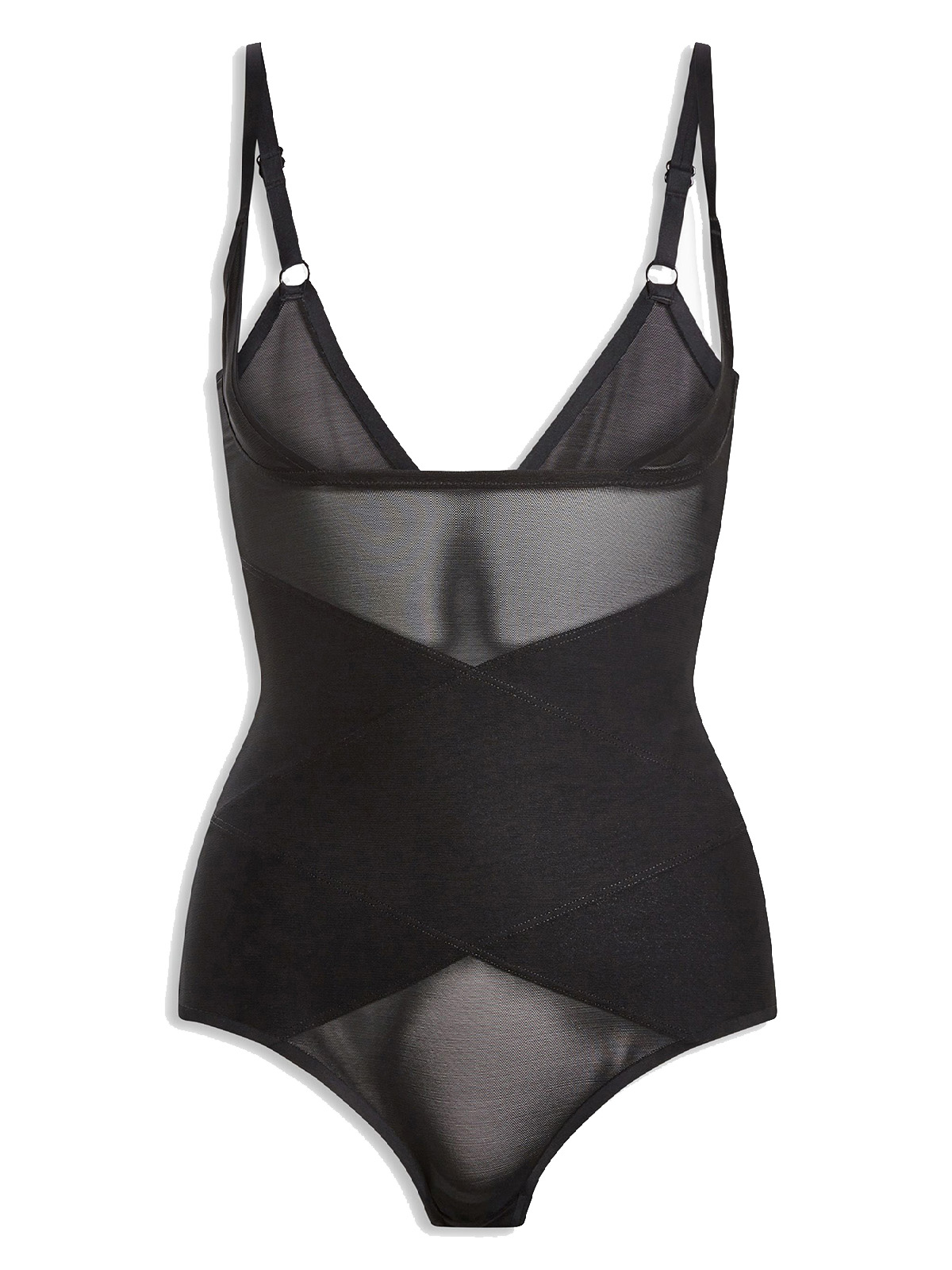 BLACK Control Wear Your Own Bra Shaping Body - Size 8 to 18