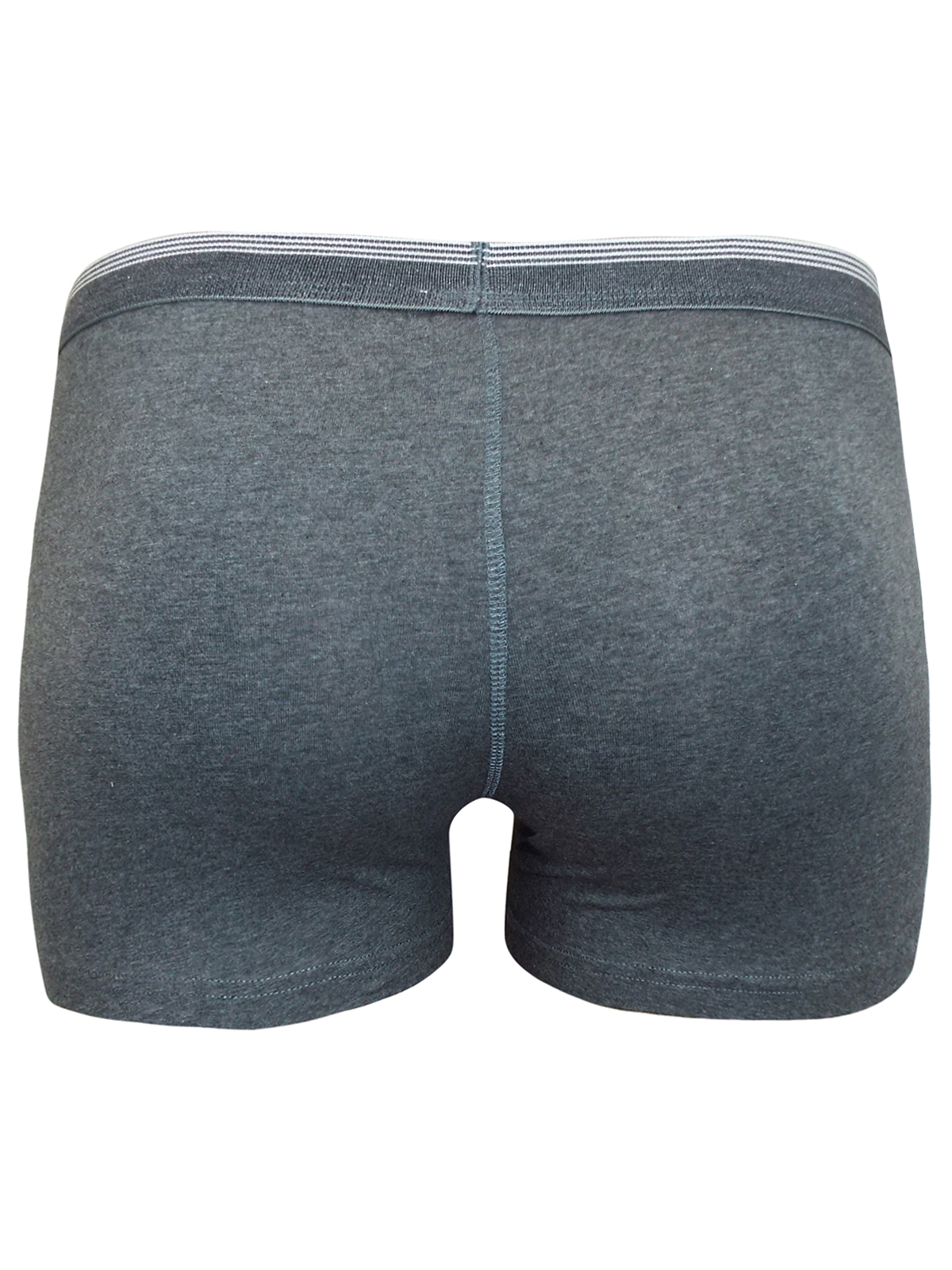 Debenhams - - D3benhams DARK GREY Cotton Stretch Hipster Trunks - Size ...