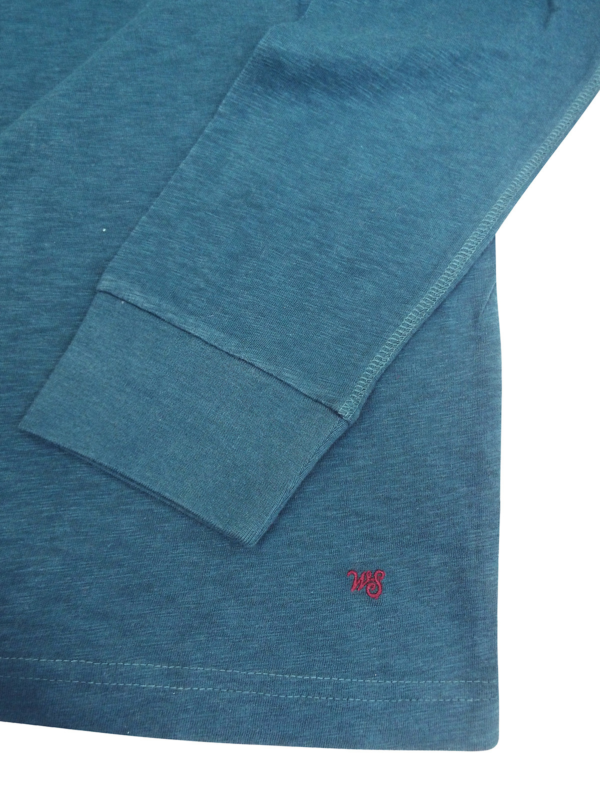 White Stuff - - WH1TE STUFF TEAL Mens Pure Cotton Henley Neck Top ...