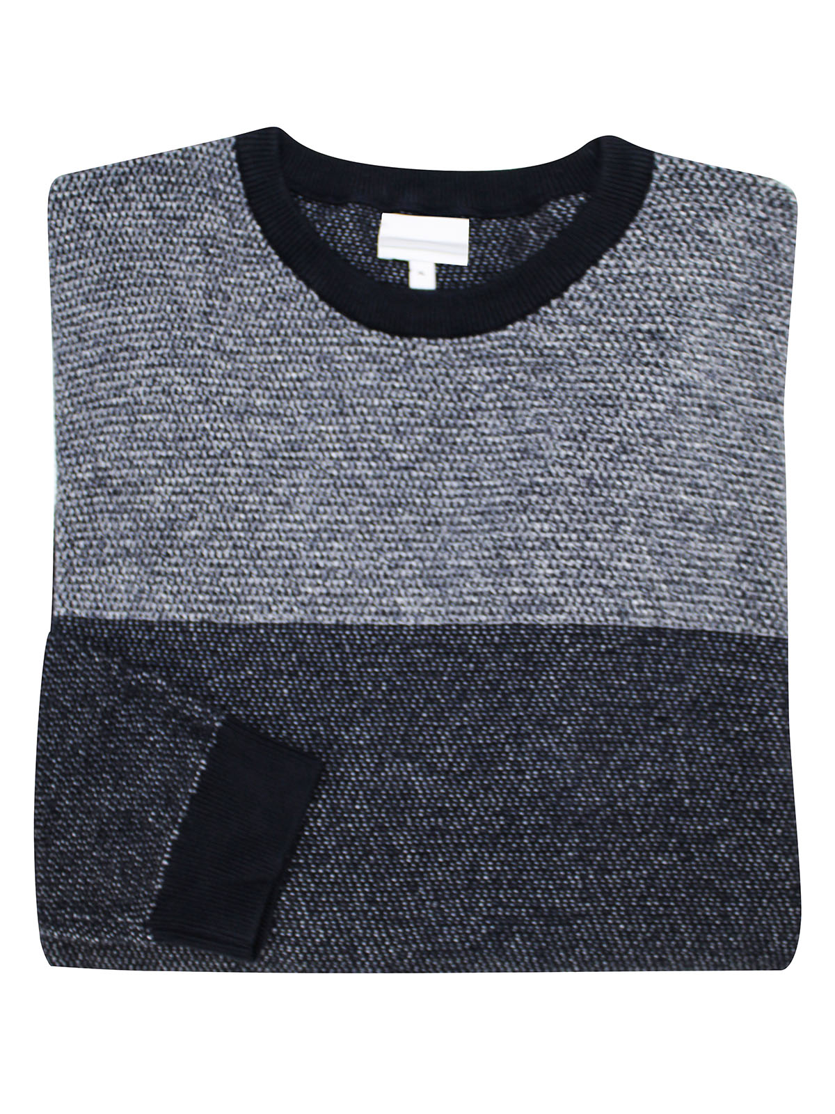NAVY Mens Color Block Crew Neck Jumper - Size XL