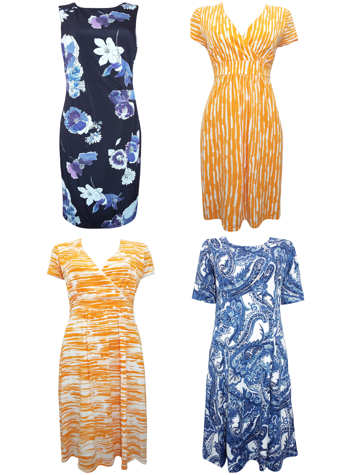 ASSORTED Ladies Printed Dresses - Size 10 to 12