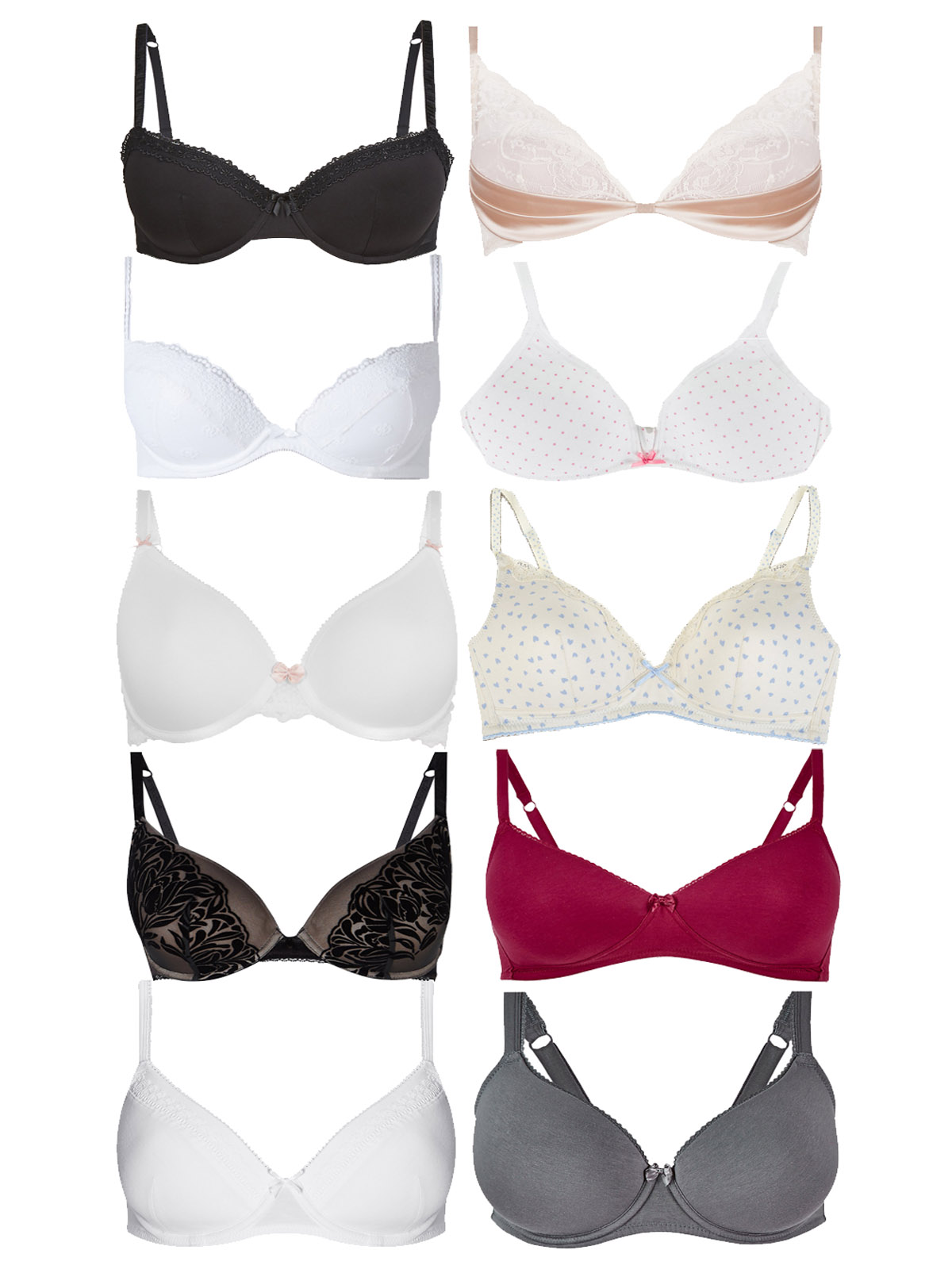 Marks and Spencer - - M&5 ASSORTED Plain & Printed Bras - Size 30 to 38 ...