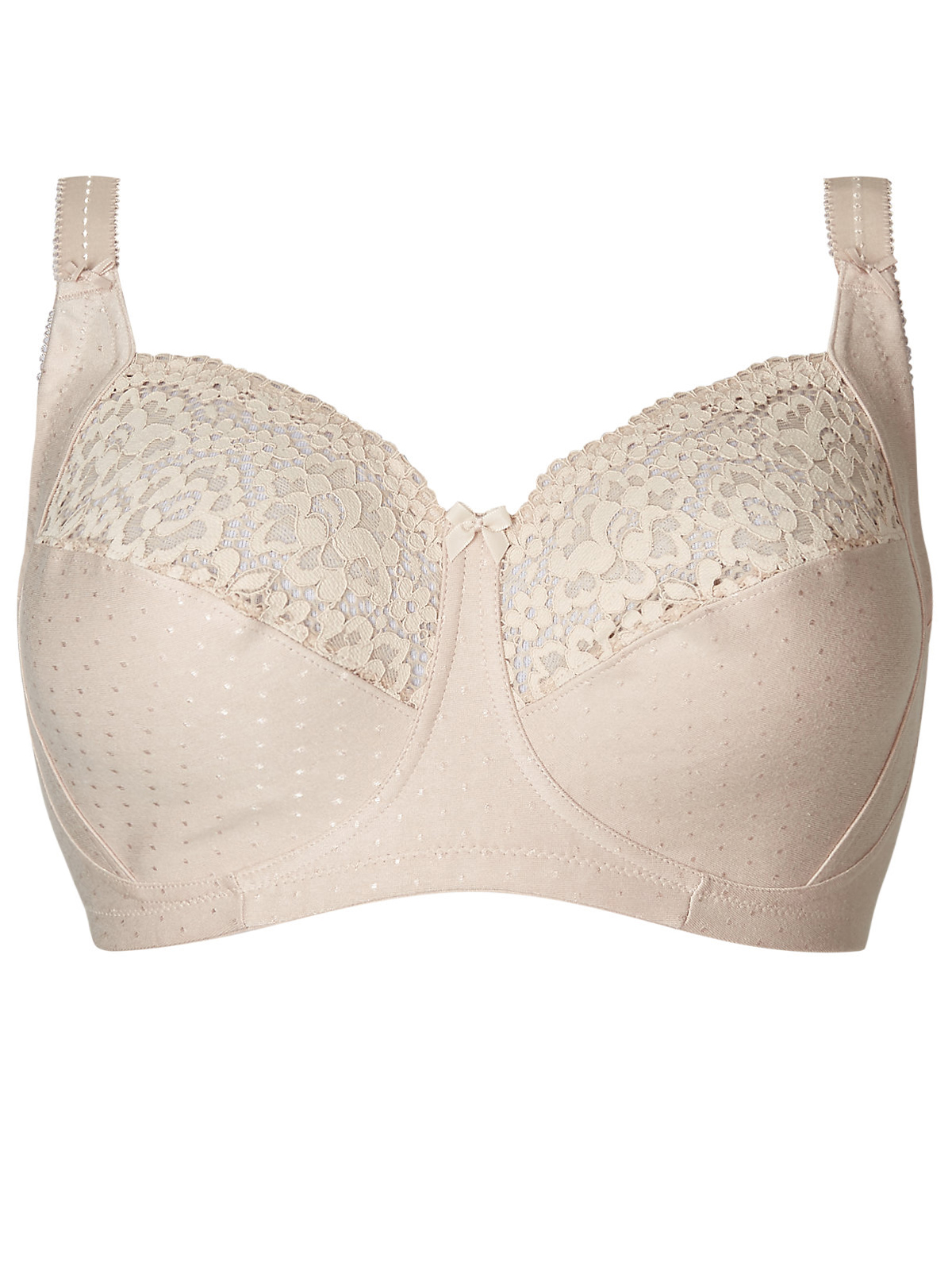 Marks And Spencer Mand5 Assorted Plain And Lace Bras Size 32 To 40 B