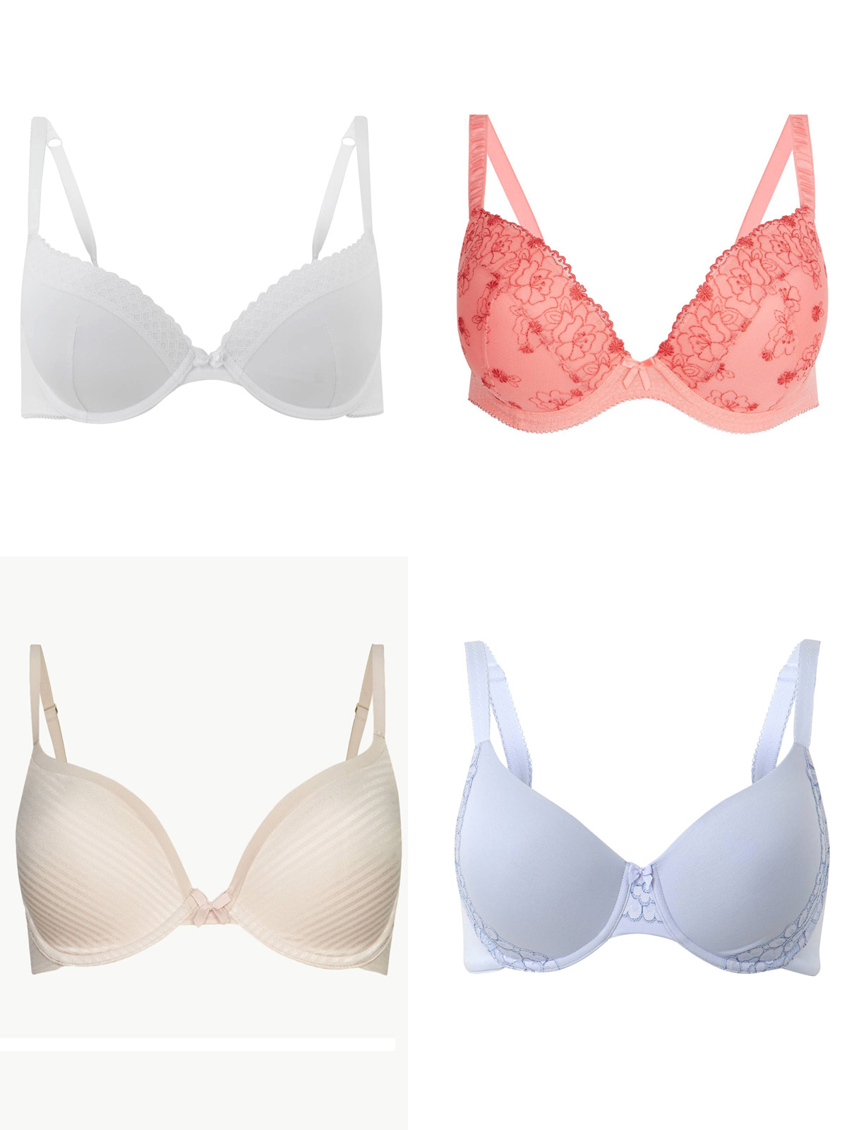 Marks and Spencer - - M&5 ASSORTED Padded Bras - Size 32 to 42 (A-B-C-D ...