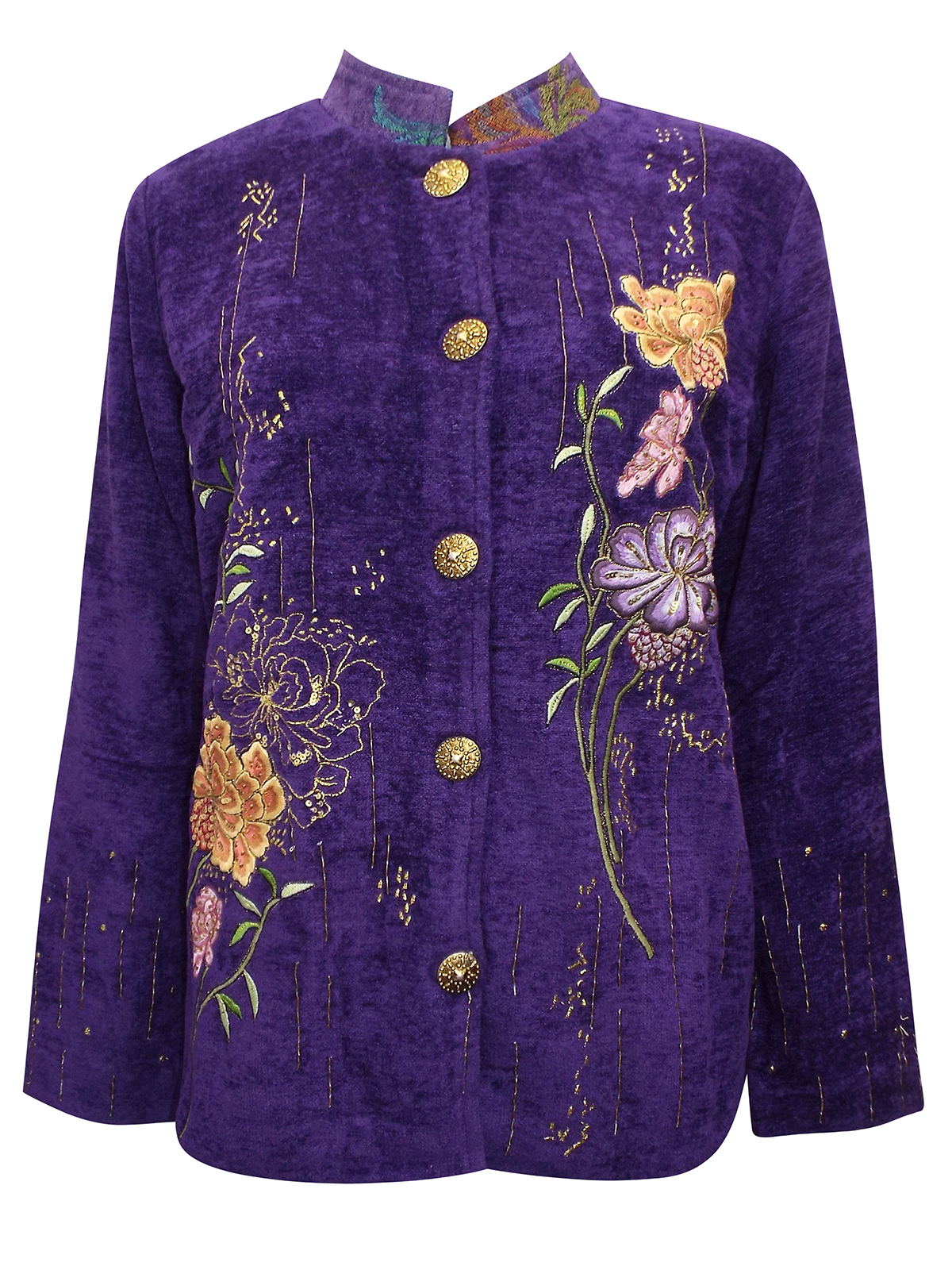 Indigo MOON - - Indigo Moon ASSORTED Embroidered Button Through Jackets ...