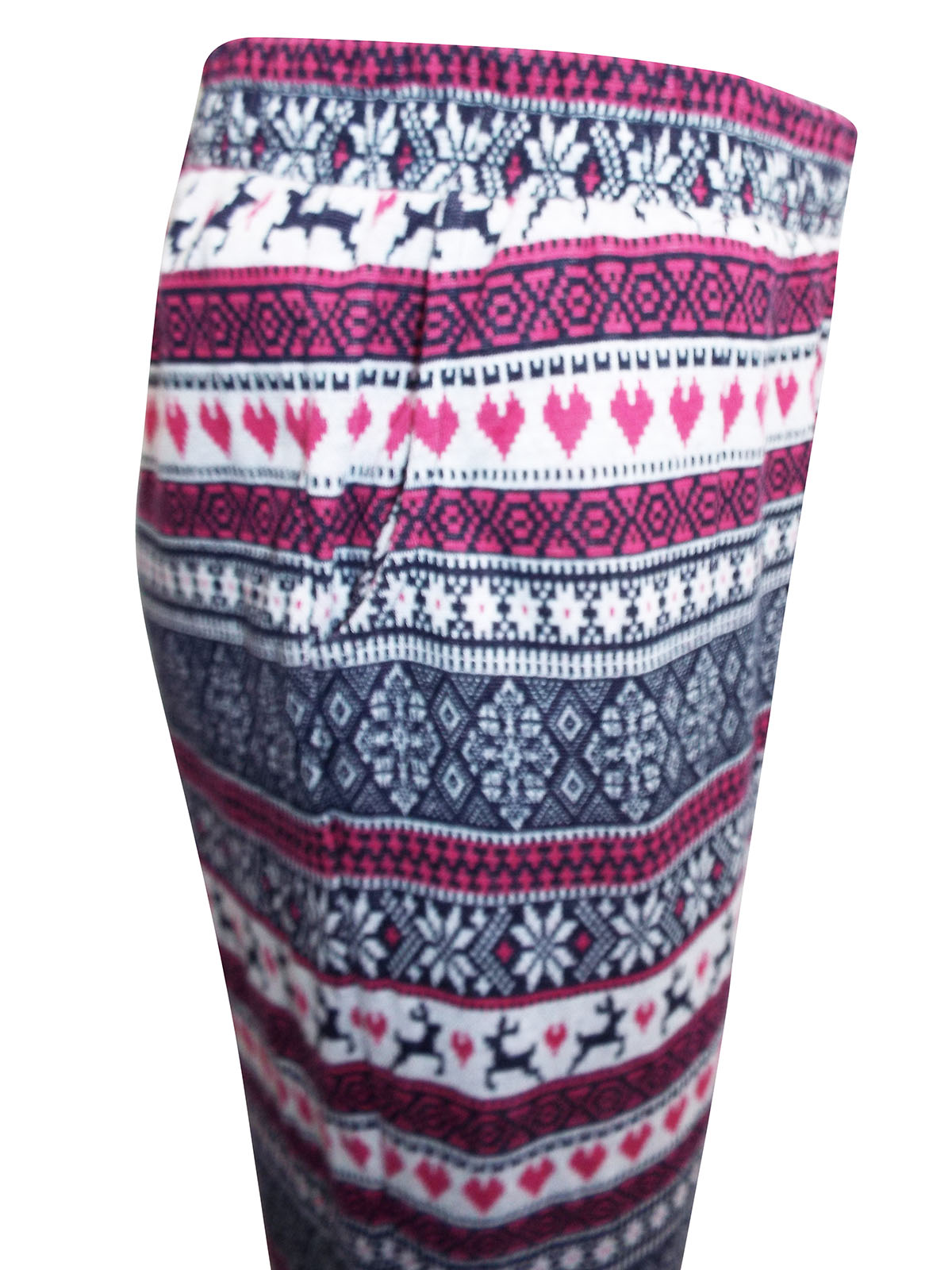 FAT FACE - - Fat Face MULTI Reindeer Jacquard Christmas Pyjama Bottoms ...