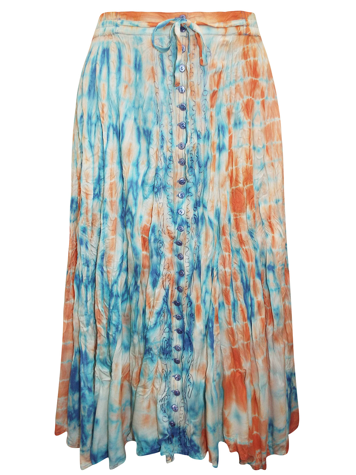 The Pyramid Collection - - The Pyramid Collection ORANGE Button Through ...