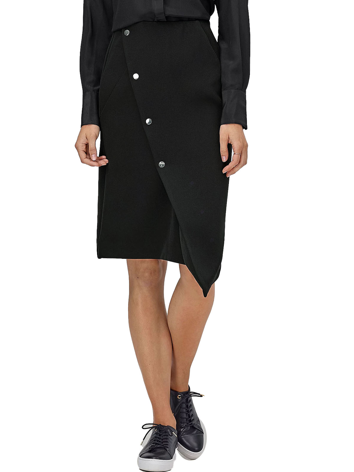 Ellos - - Ellos BLACK Minna Skirt - Plus Size 14 to 24 (EU 40 to 50)