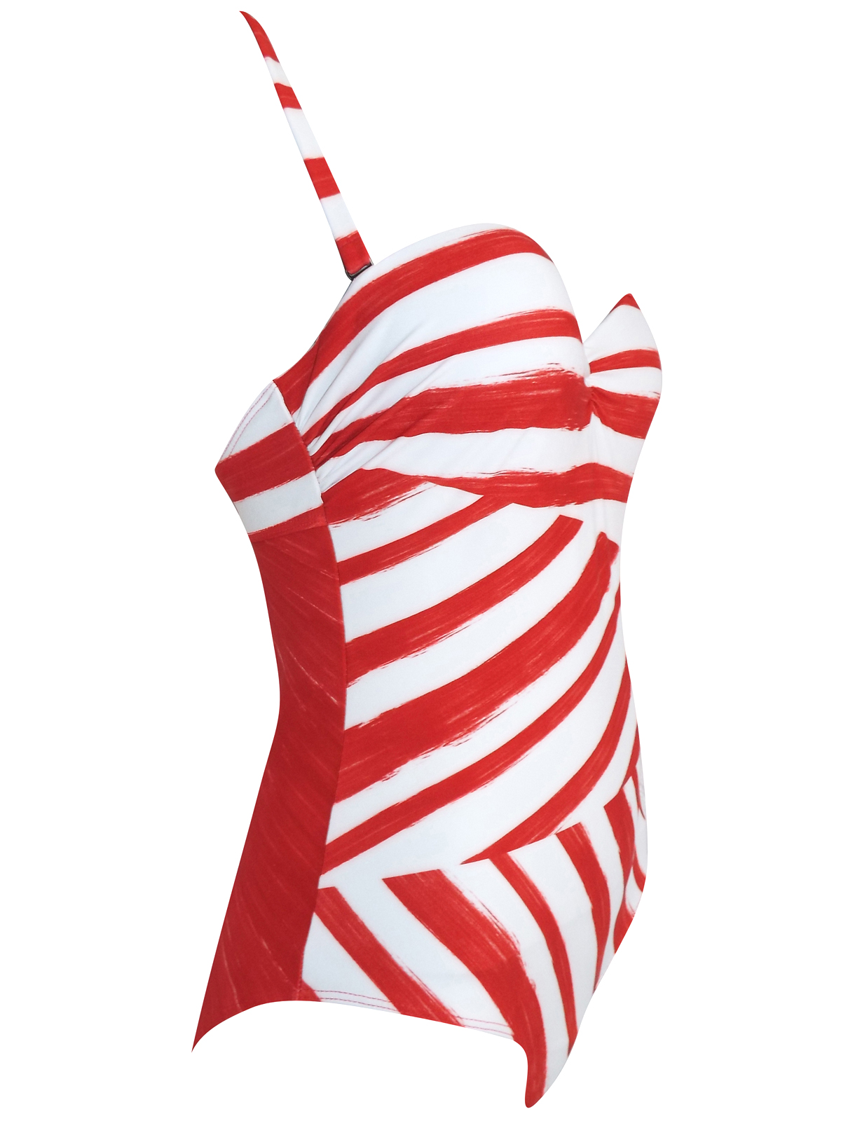 EVA Swimwear Since 1917 - - EVA POPPY WHITE Stripe Slimming Control ...