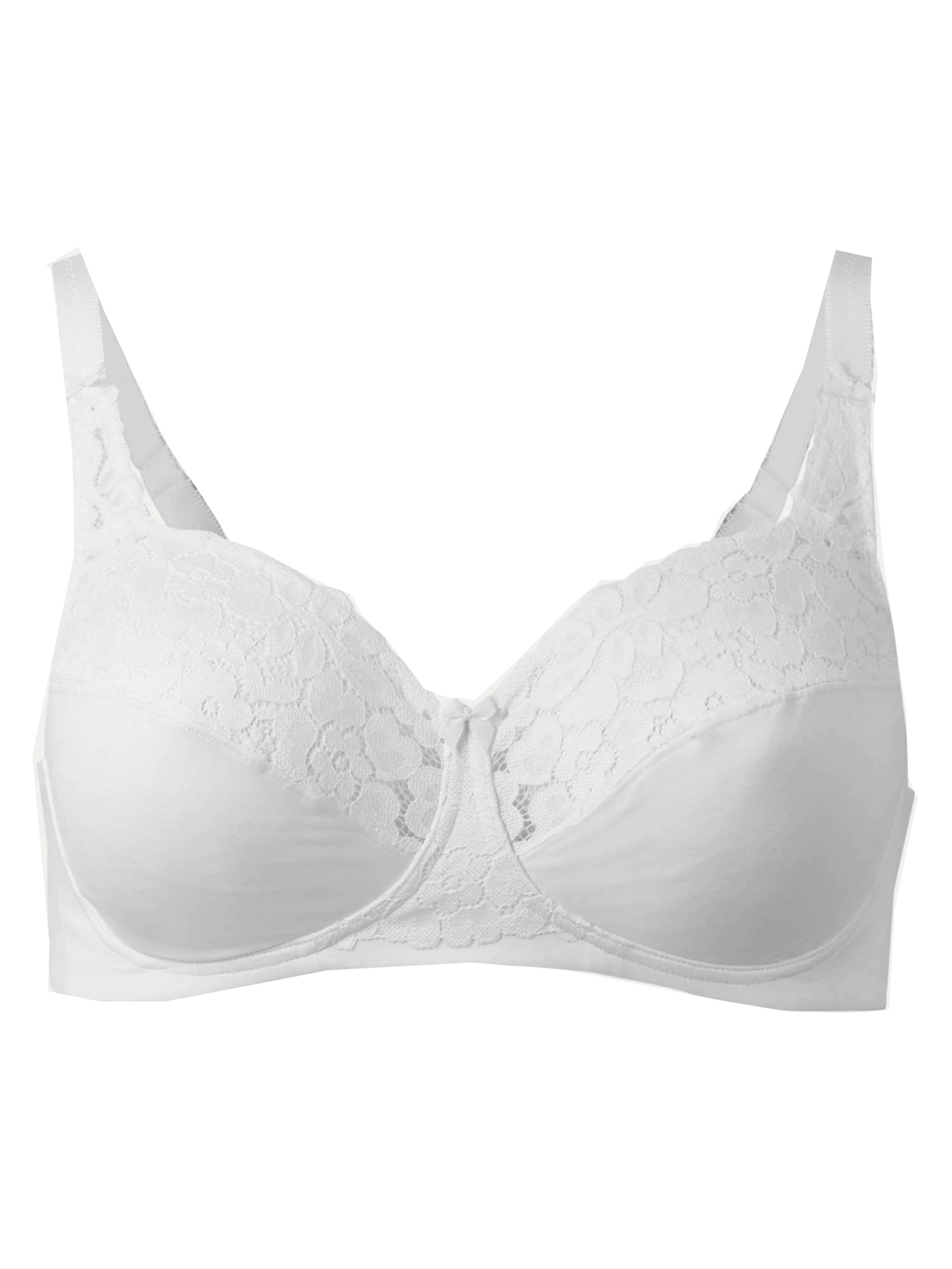 Marks And Spencer Mand5 White Cotton Rich Cool Comfort Non Padded