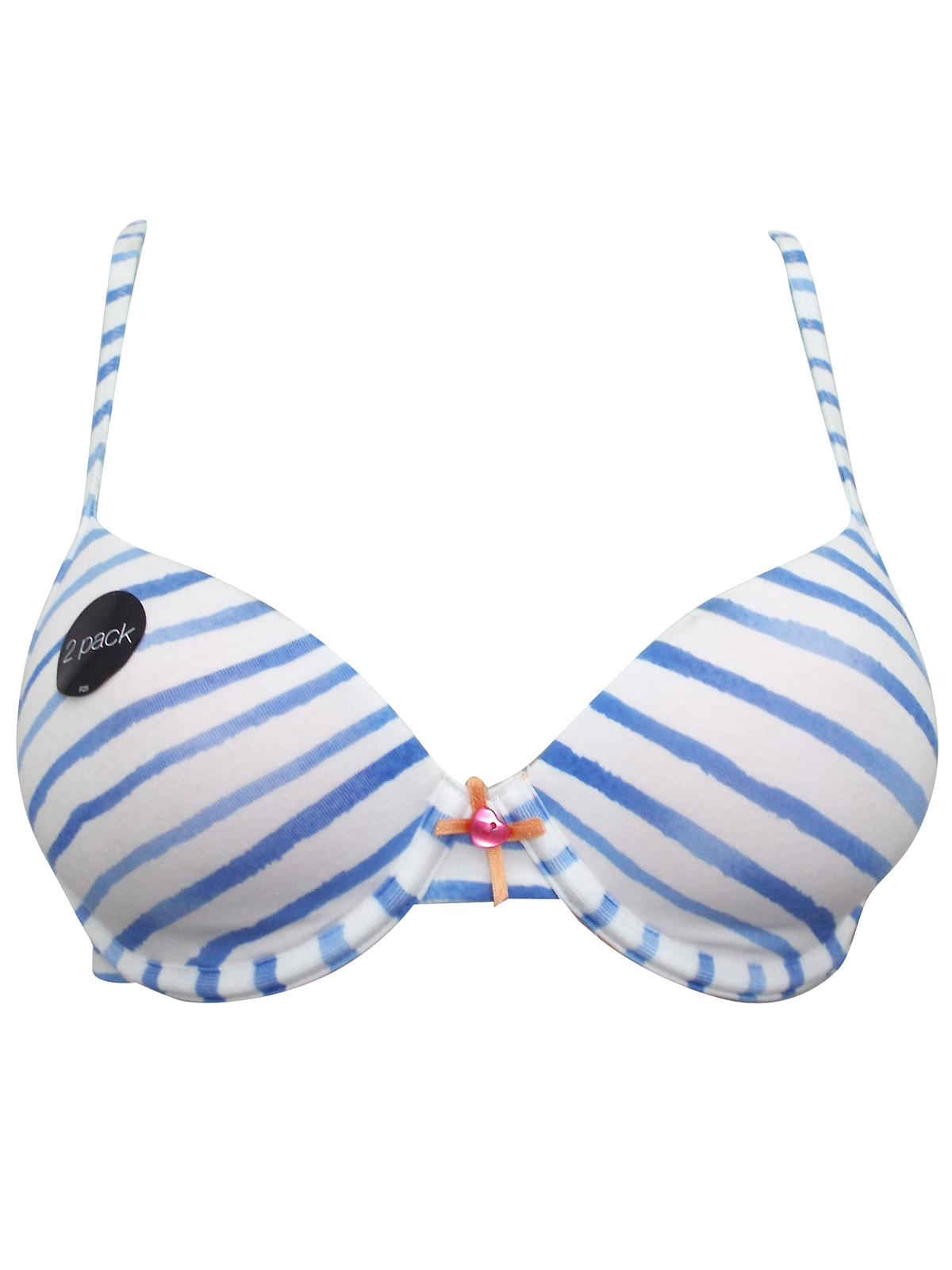 Marks and Spencer - - M&5 WHITE 2-Pack Underwired T-Shirt Bras - Size 34AA