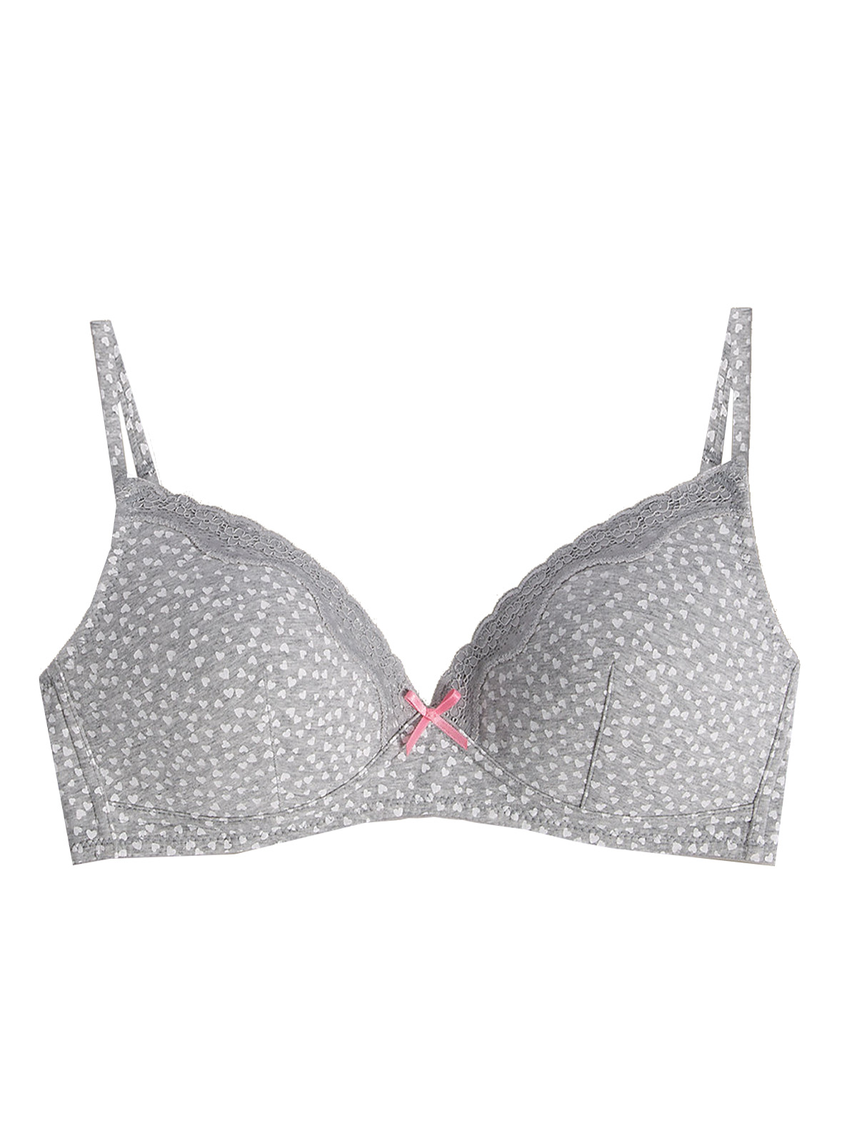 Marks and Spencer - - M&5 Angel GREY Cotton Rich Padded Full Cup Bra ...