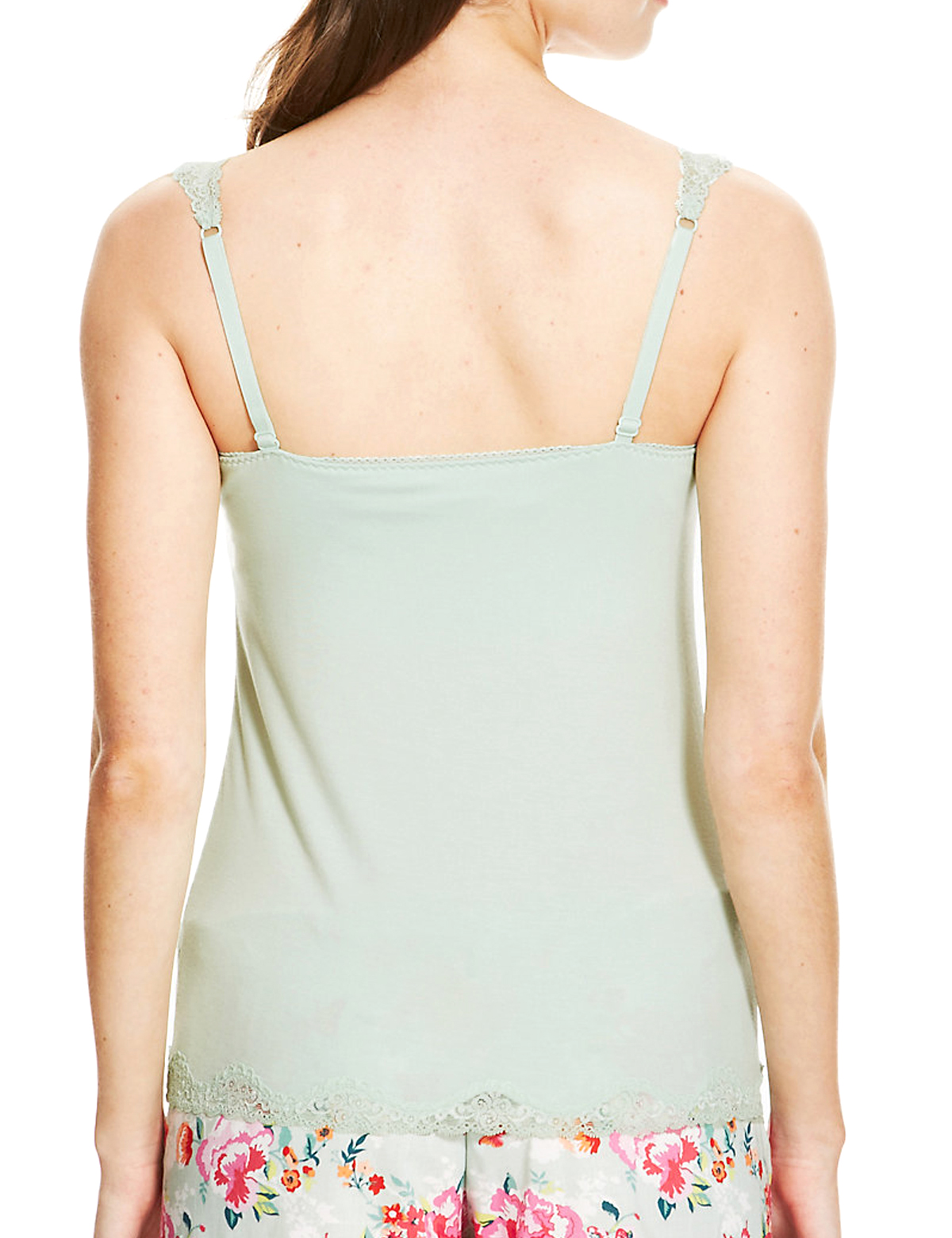 Marks and Spencer - - M&5 MINT Oriental Blossom Secret Support Vest ...