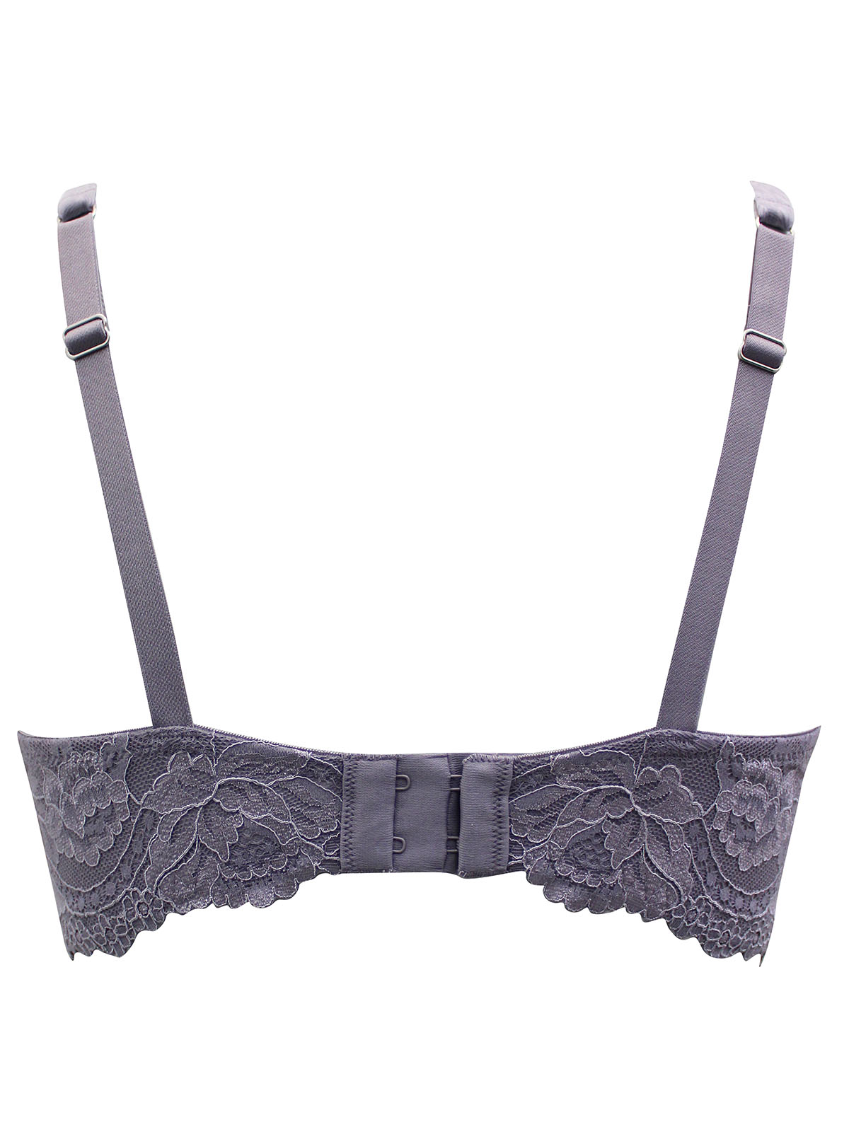 Marks and Spencer - - M&5 LIGHT-GREY Floral Lace Leaf Print Wired Bra ...