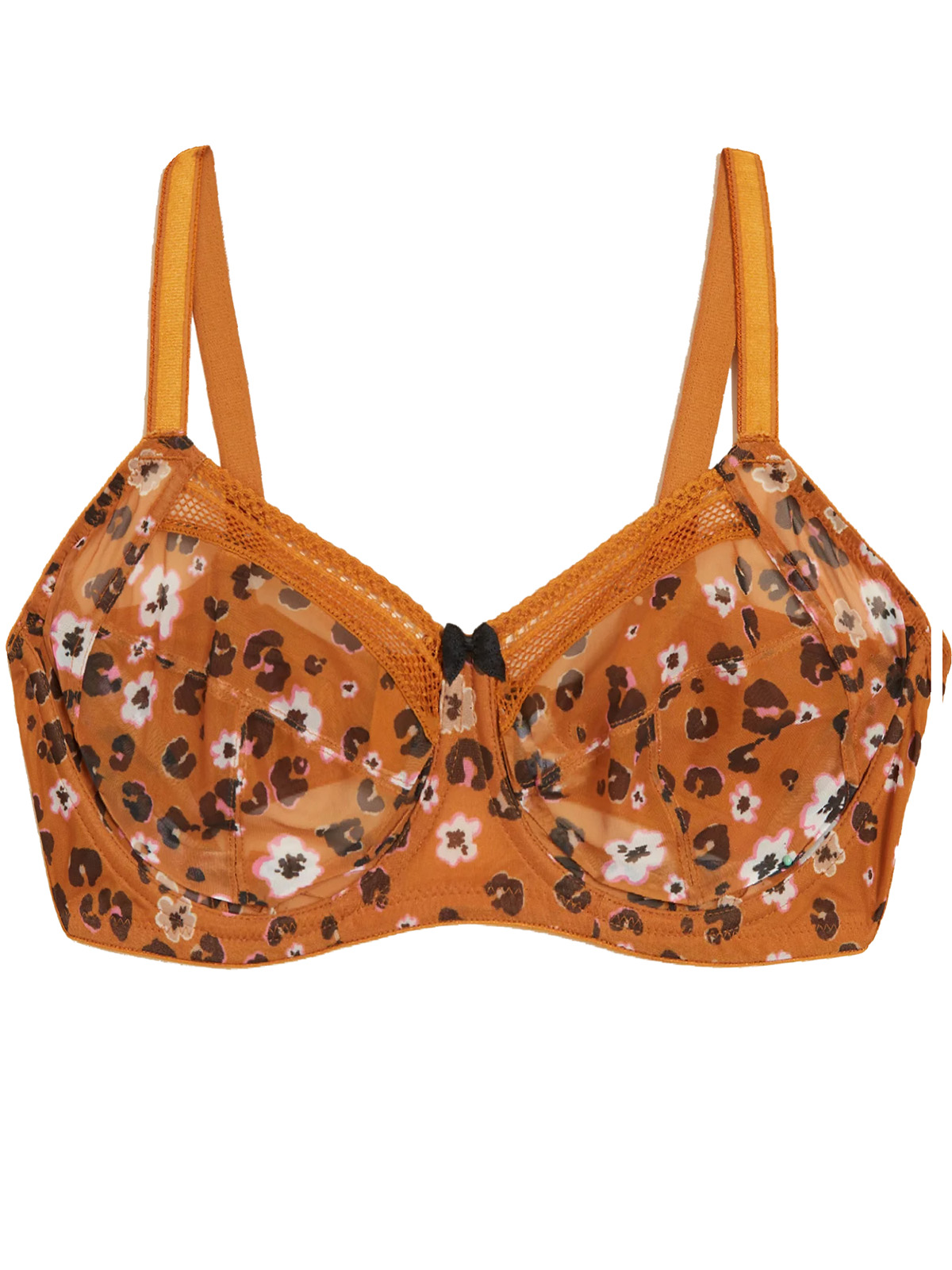 Marks and Spencer - - M&5 GINGER Printed Mesh Underwired Max Support ...