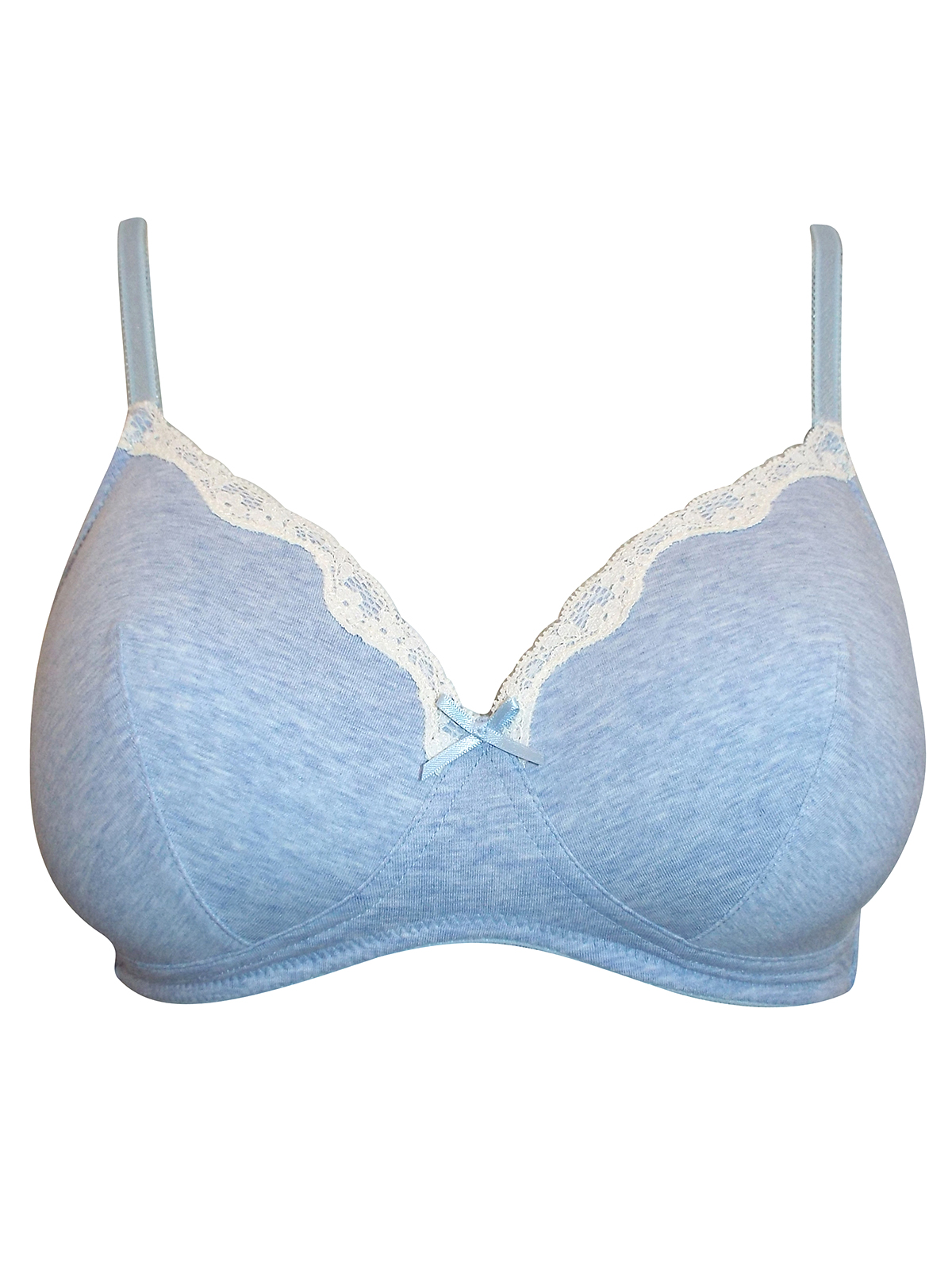 Marks and Spencer - - M&5 PALE-BLUE Lace Padded Full Cup Bra - Size 30 ...