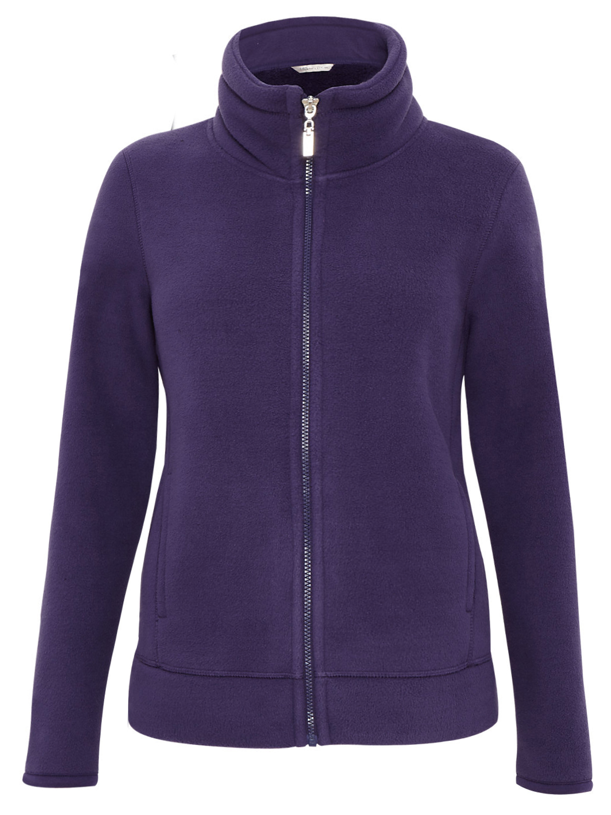 Marks and Spencer - - M&5 GRAPE Bonded Fleece Zip Through Jacket - Size ...