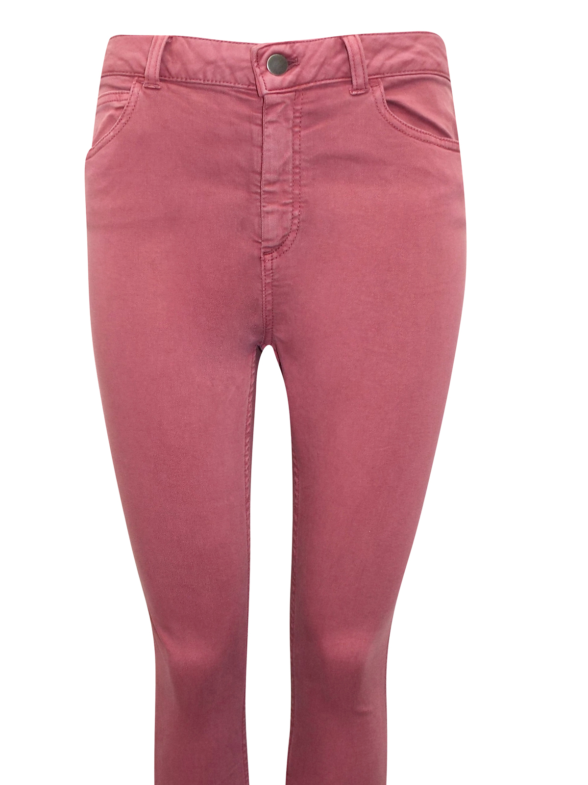 Marks and Spencer - - M&5 ROSE-PINK High Waisted Skinny Jeans - Size 12 ...