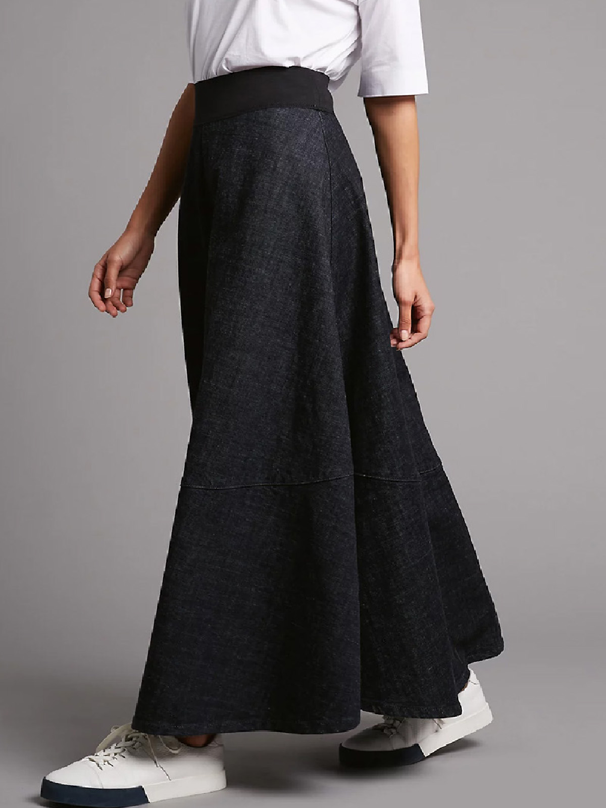 Marks and Spencer - - M&5 4utograph DARK-INDIGO Denim Maxi Skirt - Size ... Marks and Spencer - - M&5 4utograph DARK-INDIGO Denim Maxi Skirt - Size ...