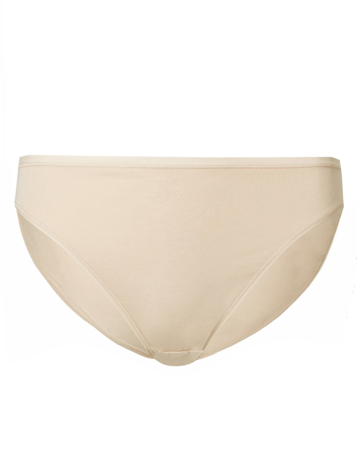 Marks and Spencer - - M&5 NATURAL Cotton Modal High Leg Knickers - Size ...
