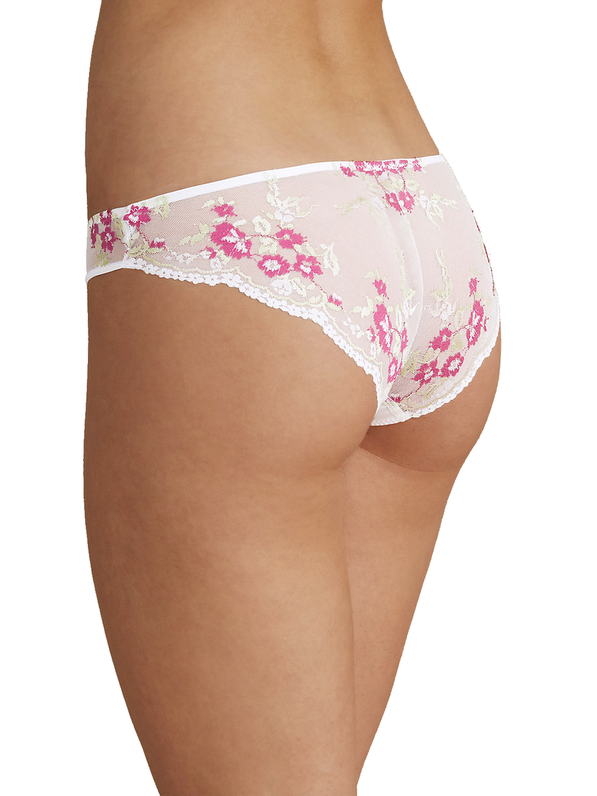 Marks and Spencer - - M&5 WHITE Peekaboo Brazilian Knickers - Size 12 Marks and Spencer - - M&5 WHITE Peekaboo Brazilian Knickers - Size 12