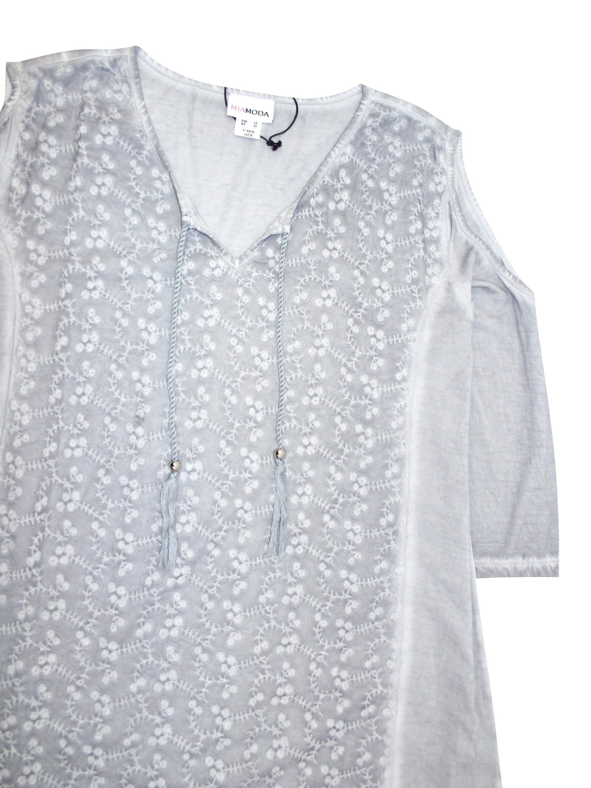 Wholesale Knitwear by Mia Moda - - Mia Moda GREY Pure Cotton ...