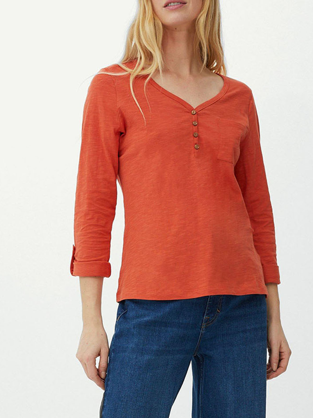 Mantaray - - Mantaray ASSORTED Pure Cotton Henley Neck Tops - Size 12 to 16