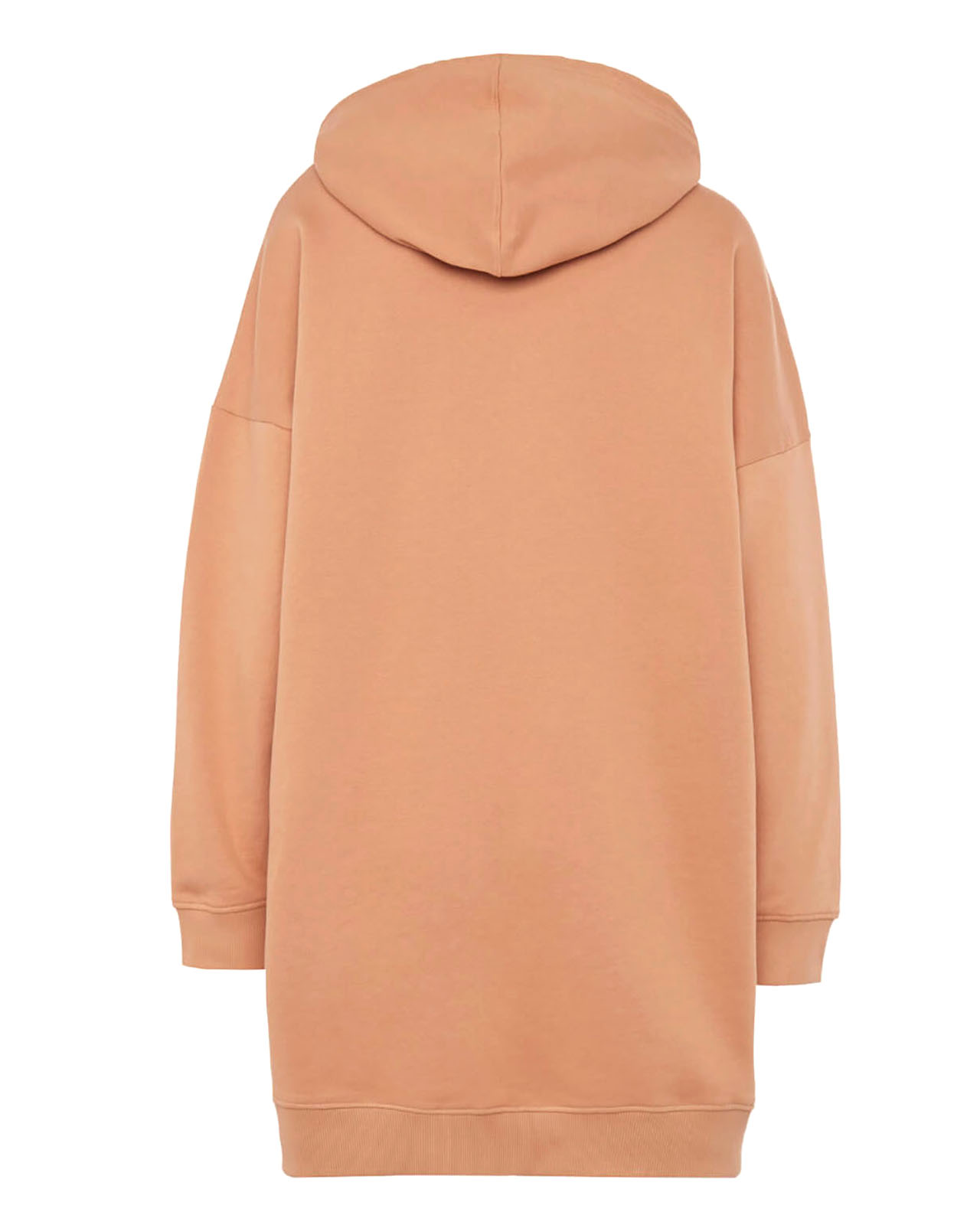 Incity - - ASH-PEACH Pure Cotton Placement Print Hoodie - Plus Size 16 ...