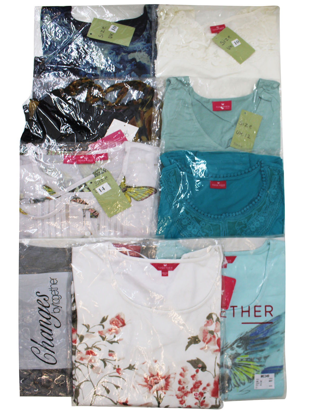 ASSORTED Tops & Blouses - Size 10 to 16