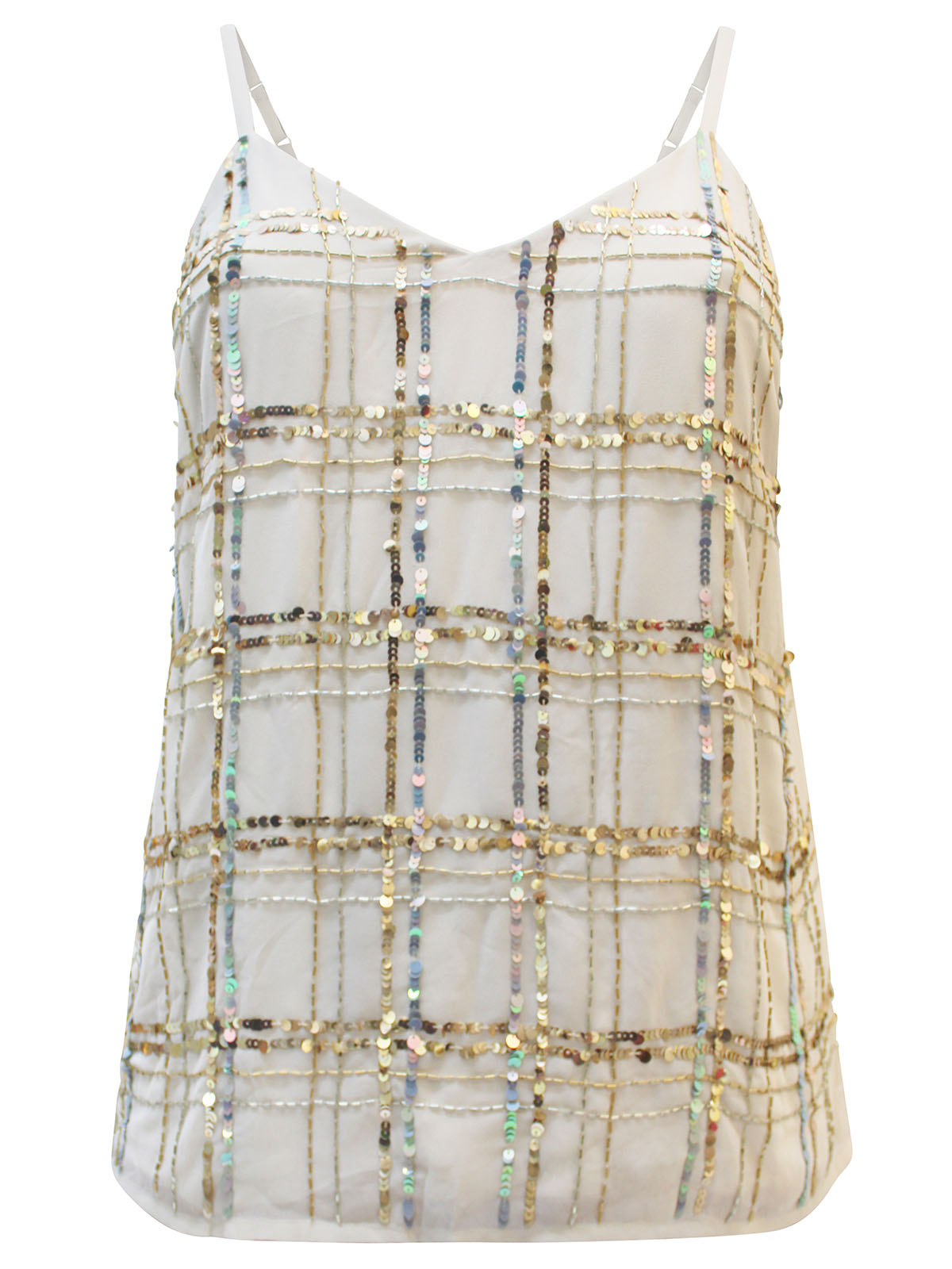 Plus Size wholesale clothing by simply be - - CHAMPAGNE Sequin ...