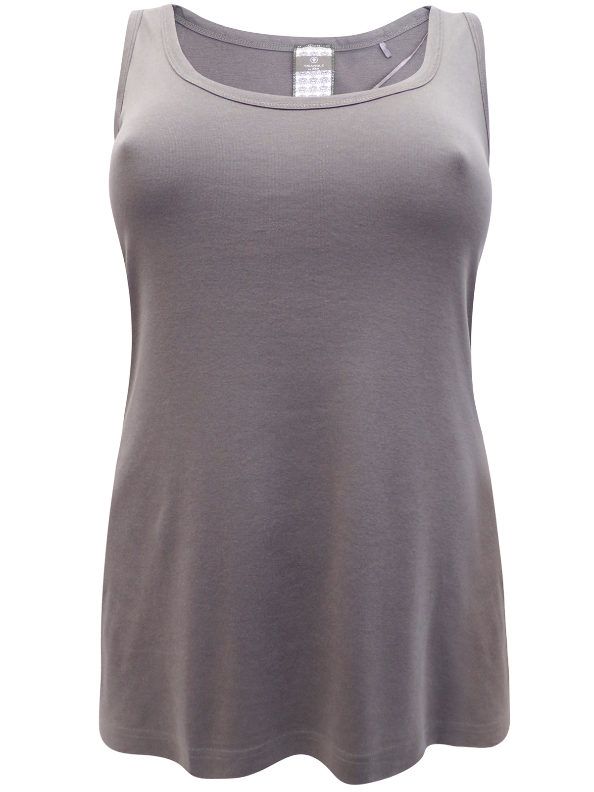 S.Oliver - Triangle - - Triangle MOCHA Pure Cotton Sleeveless Vest ...