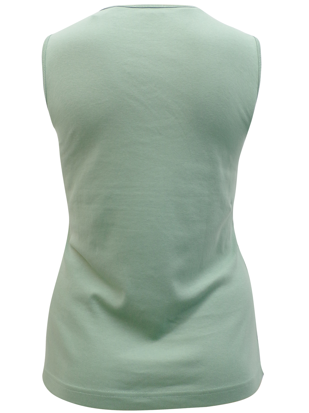 S.Oliver - Triangle - - Triangle PALE-GREEN Pure Cotton Sleeveless Vest ...