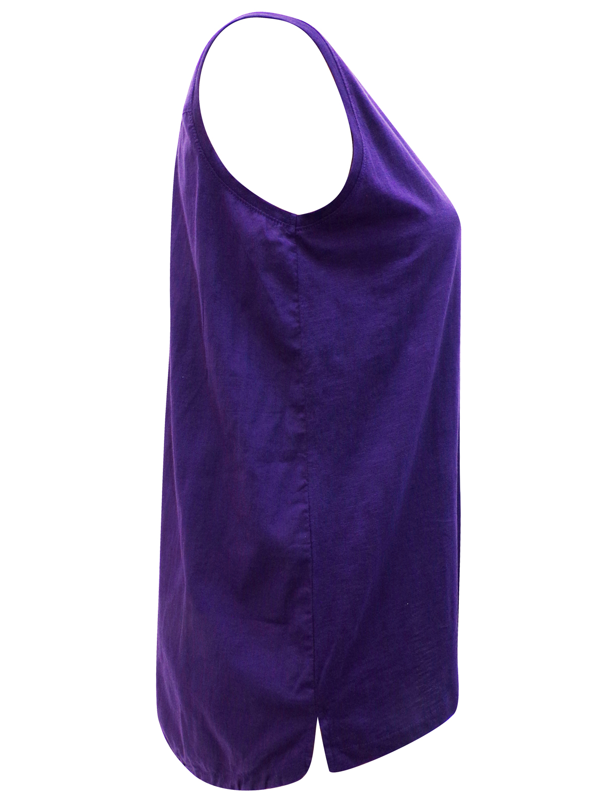 S.Oliver - Triangle - - Triangle PURPLE Pure Cotton Sleeveless Vest ...