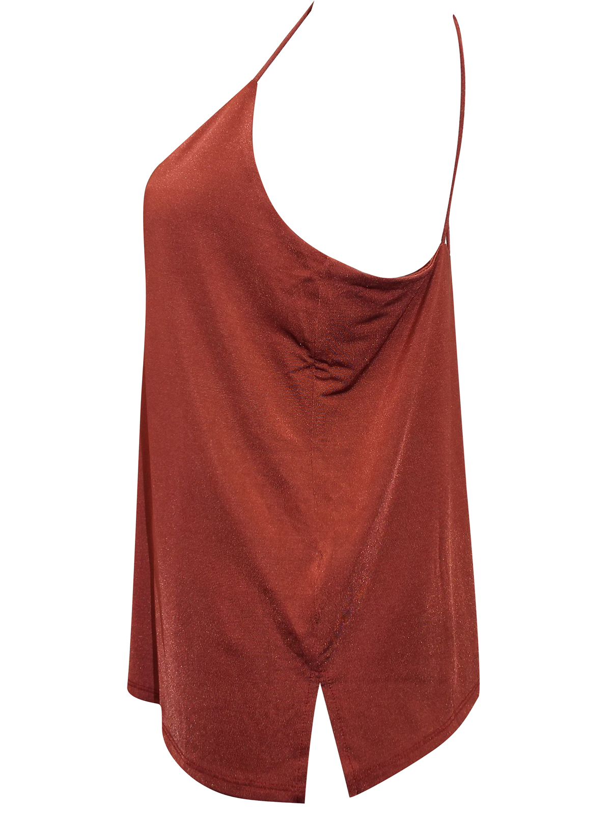 Topshop - - T0PSHOP COPPER Multi Strap Cami Top - Size 8 to 12