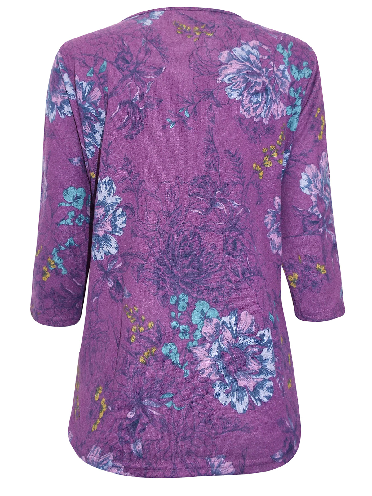 Brand New Wholesale Clothing by Isle - - Isle PURPLE Floral Print Pom ...