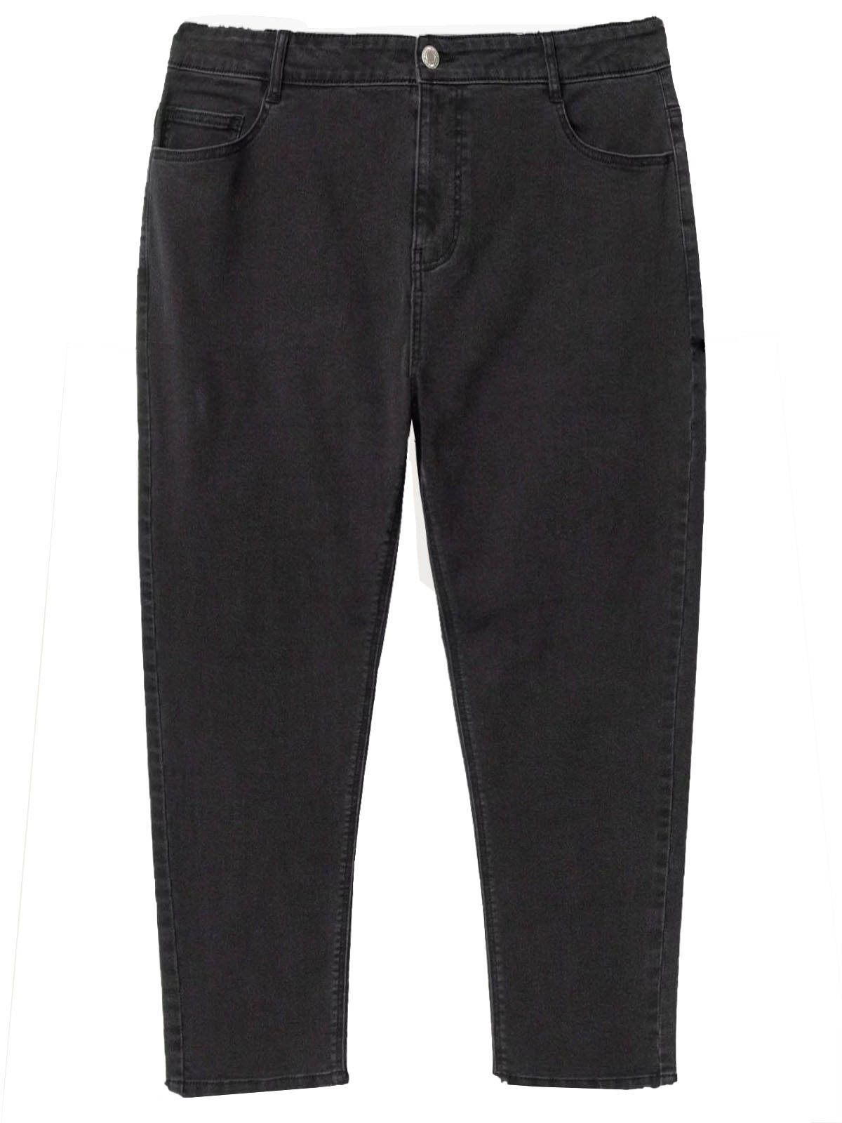 Gemo - - Gemo BLACK Cropped Denim Jeans - Plus Size 18 to 26 (EU 46 to 54)